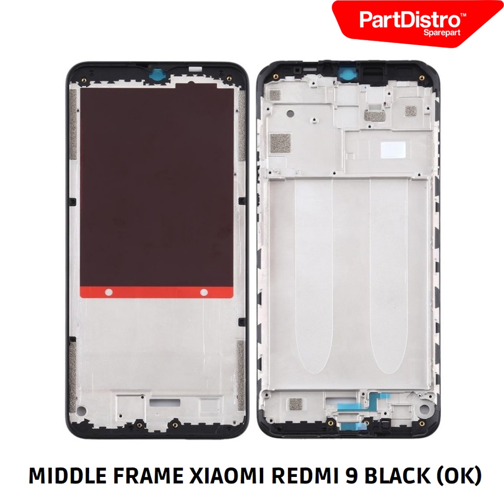 Jual MIDDLE FRAME XIAOMI REDMI 9 BLACK (OK) | Shopee Indonesia