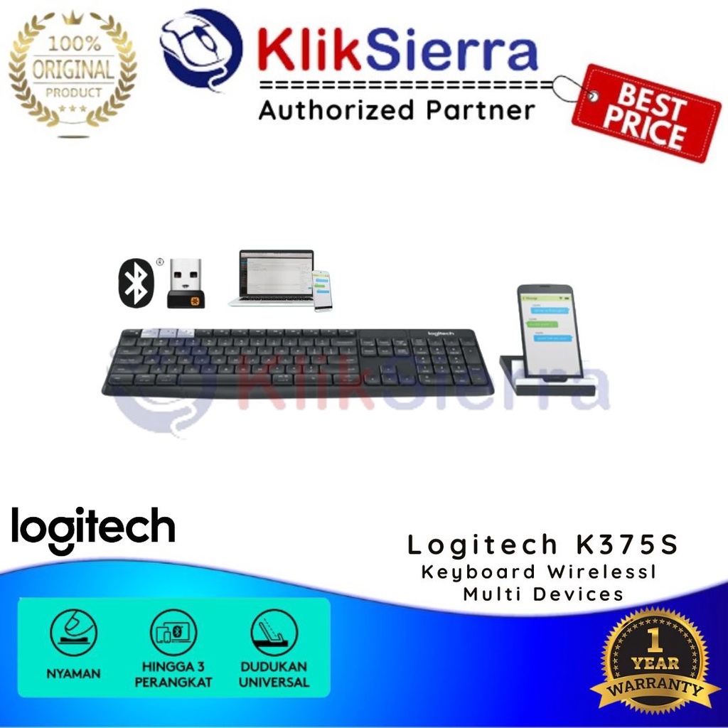 Jual Keyboard Logitech K375s Original | Shopee Indonesia