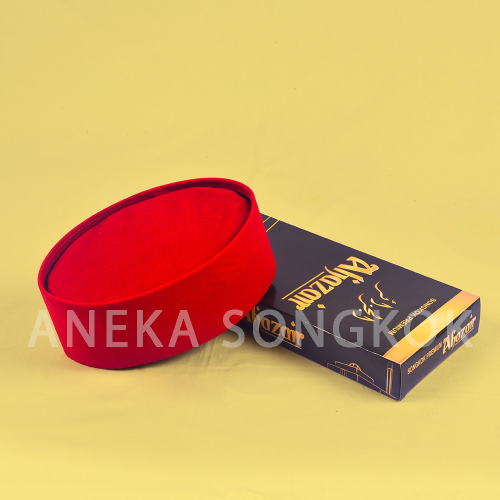 Jual peci merah polos songkok merah polos peci betawi kualitas super ...