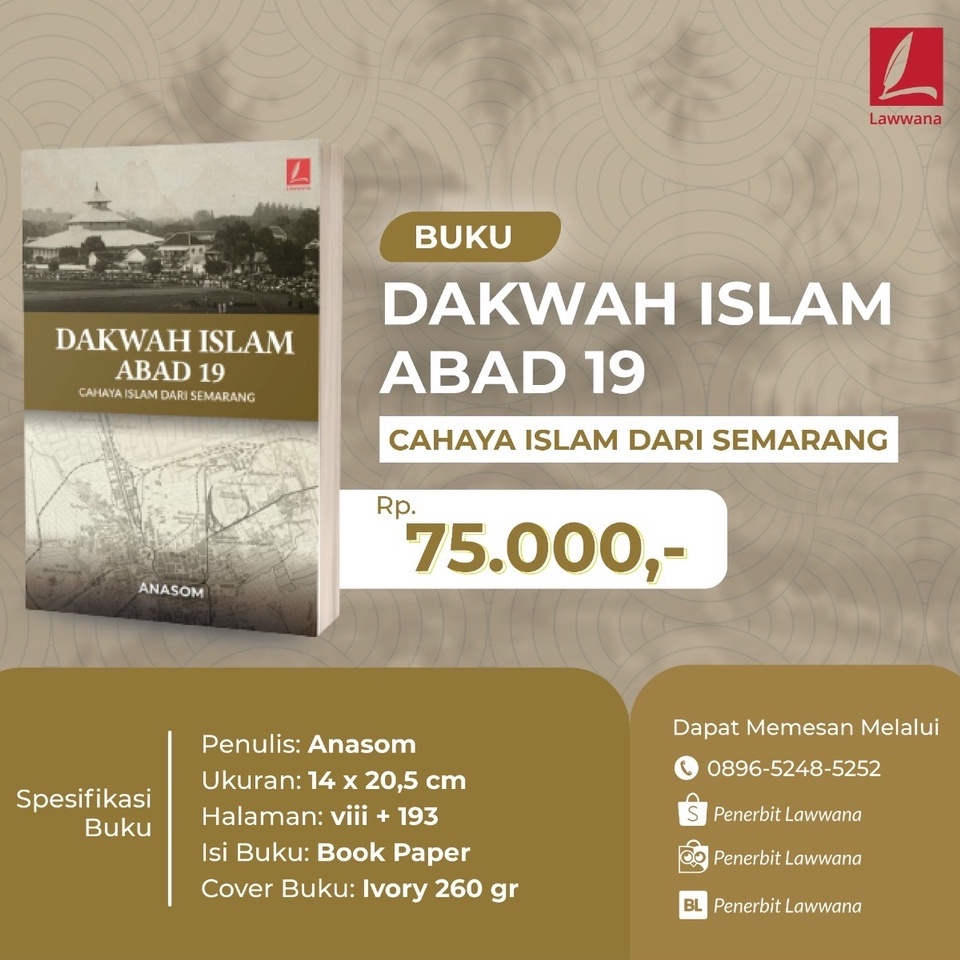 Jual Buku Bacaan Agama Islam "DAKWAH ISLAM ABAD 19" Anashom Buku Islami ...