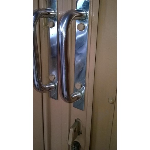 Jual Handle pegangan pintu besi harmonika dari stainless steel | Shopee ...