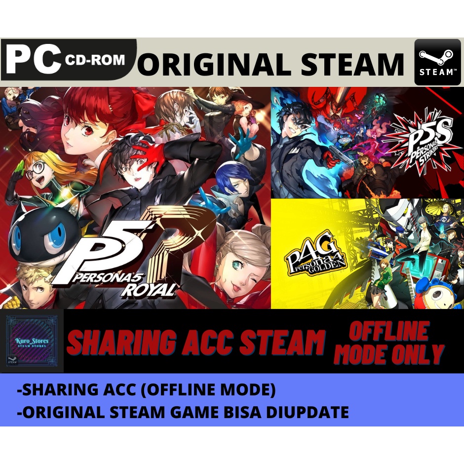 Jual Persona 5 Royal + Persona Collection PC Game Sharing Original ...
