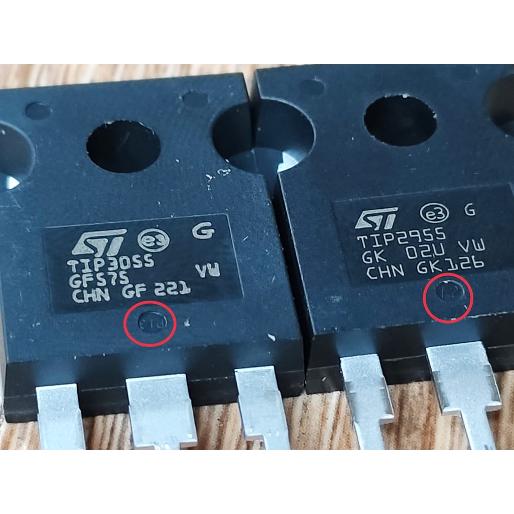 Jual Transistor TR TIP3055 TIP2955 ST original 1set | Shopee Indonesia