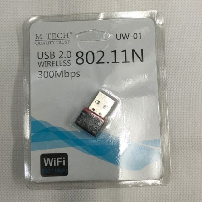 Jual Bergaransi Mtech Usb Wifi Mini Wireless Adapter 300Mbps 802.11N Usb Dongle Uw-01 Sale ...