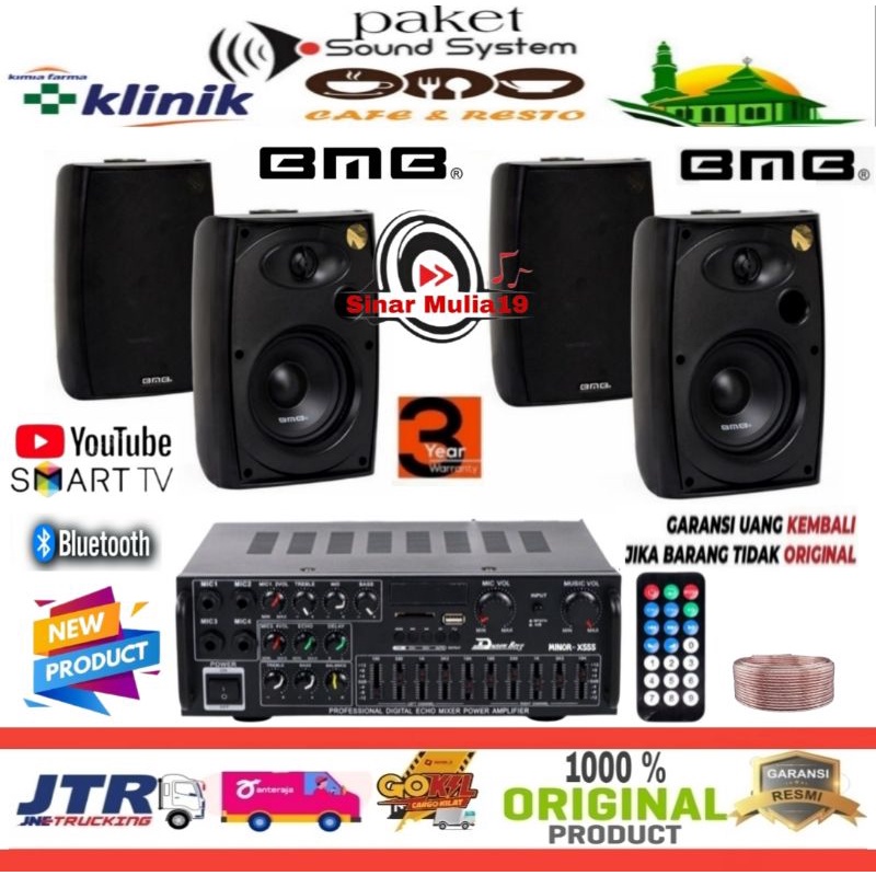Jual Paket Sound System Cafe,Restoran,Klinik,Sekolah 4 Unit Speaker BMB ...