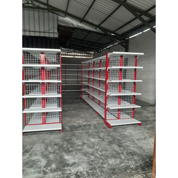 Jual rak toko minimarket singel tinggi 2meter 6 susun | Shopee Indonesia