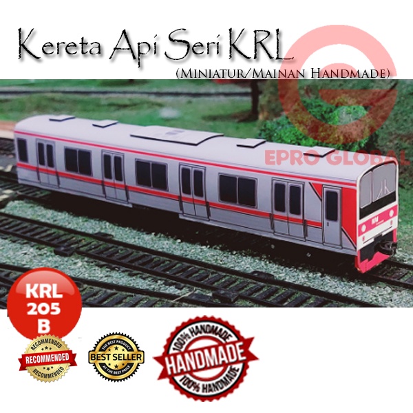 Jual Kereta Api Indonesia Seri KRL (Handmade) | Shopee Indonesia