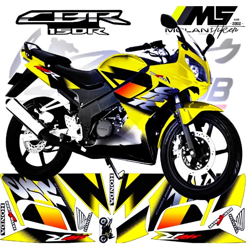 Jual Decal Sticker Striping Variasi Motif Ori Honda CBR 150 R OLD 2003 ...