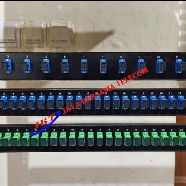 Jual Cantik Patch Panel Fiber Optik 24 Core Sc Upc Singlemode Gilaa ...