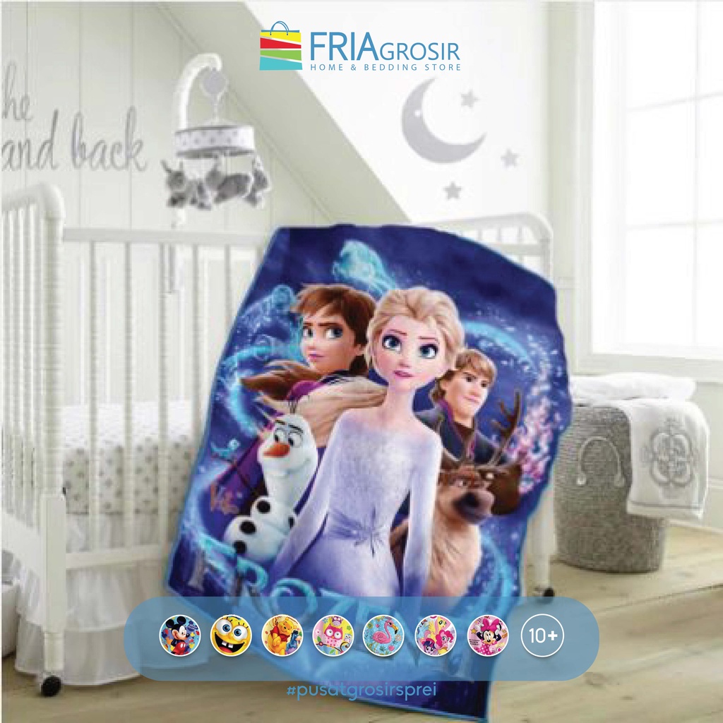Jual VITO - Selimut Karakter Anak / Selimut Sutra Panel Blanket 100x140 ...