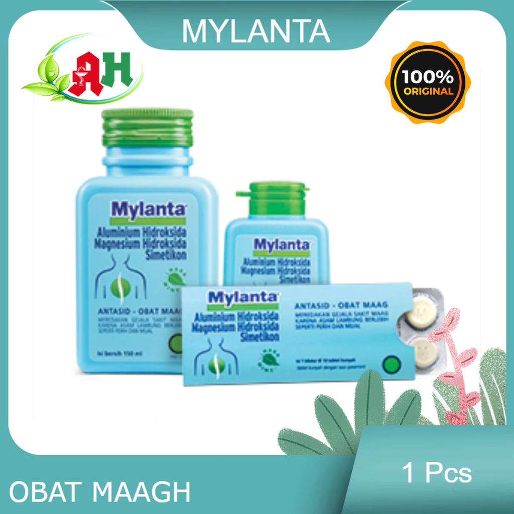 Jual Mylanta Tablet - Mylanta Cair / Sirup Maag / Milanta Syrup ...