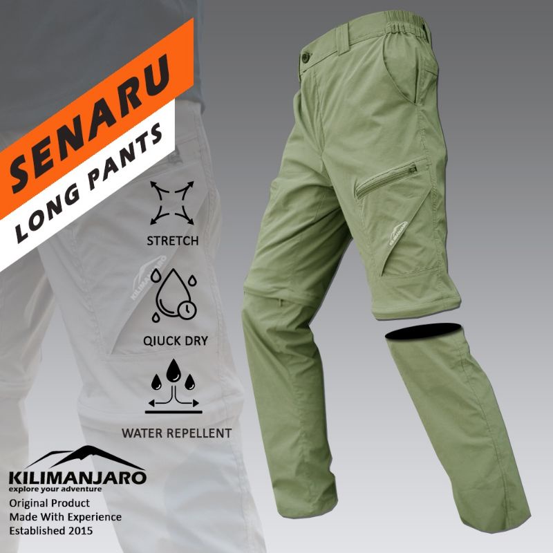 Jual celana gunung sambung kilimanjaro senaru celana sambung outdoor ...