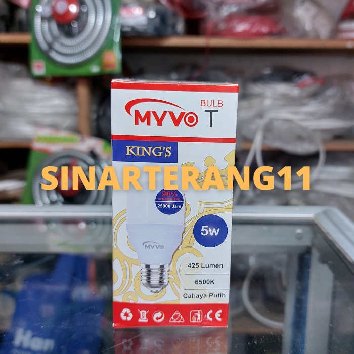 Jual LAMPU LED MYVO KINGS 5 WATT, MYVO KINGS 5W, BERGARANSI 1 TAHUN ...