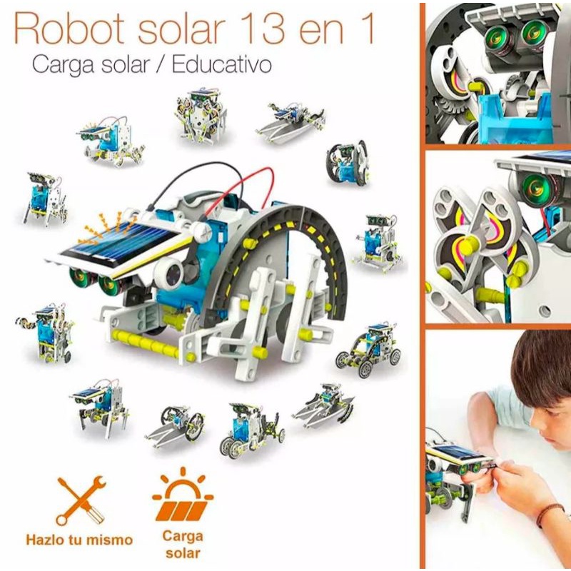 Jual [capt] Mainan Anak Sains Merakit Robot Solar Tenaga Surya ...