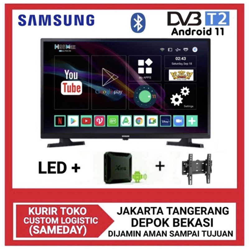 Jual TV LED 32 SAMSUNG ANDROID 12 BOX SMART TV RAM2GB ROM 16 ANDROID 10 | Shopee Indonesia