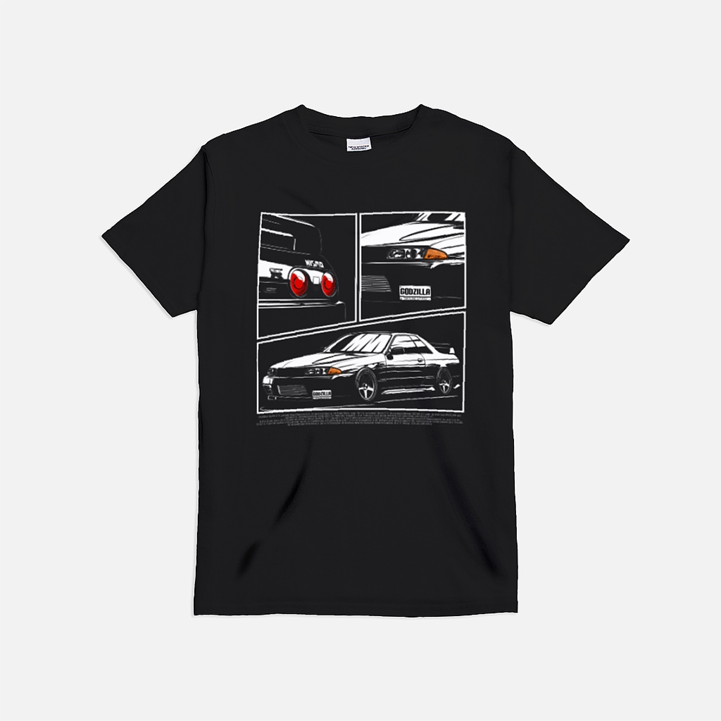 Jual Heavyweight T-Shirt JDM Legends skyline gtr r32 | Shopee Indonesia