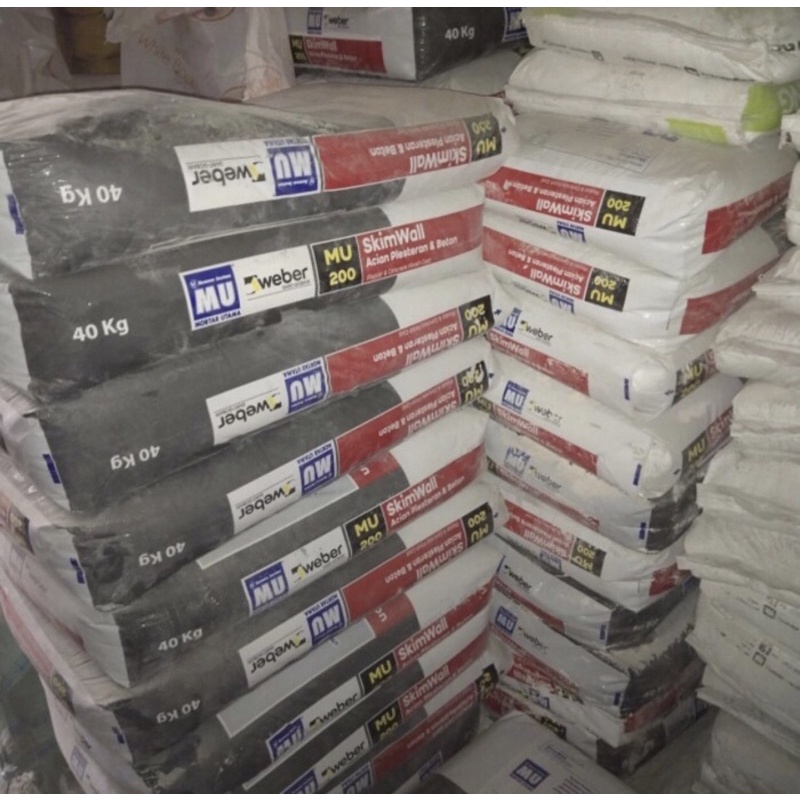 Jual Mu 200 mortar acian Mu200 40kg | Shopee Indonesia