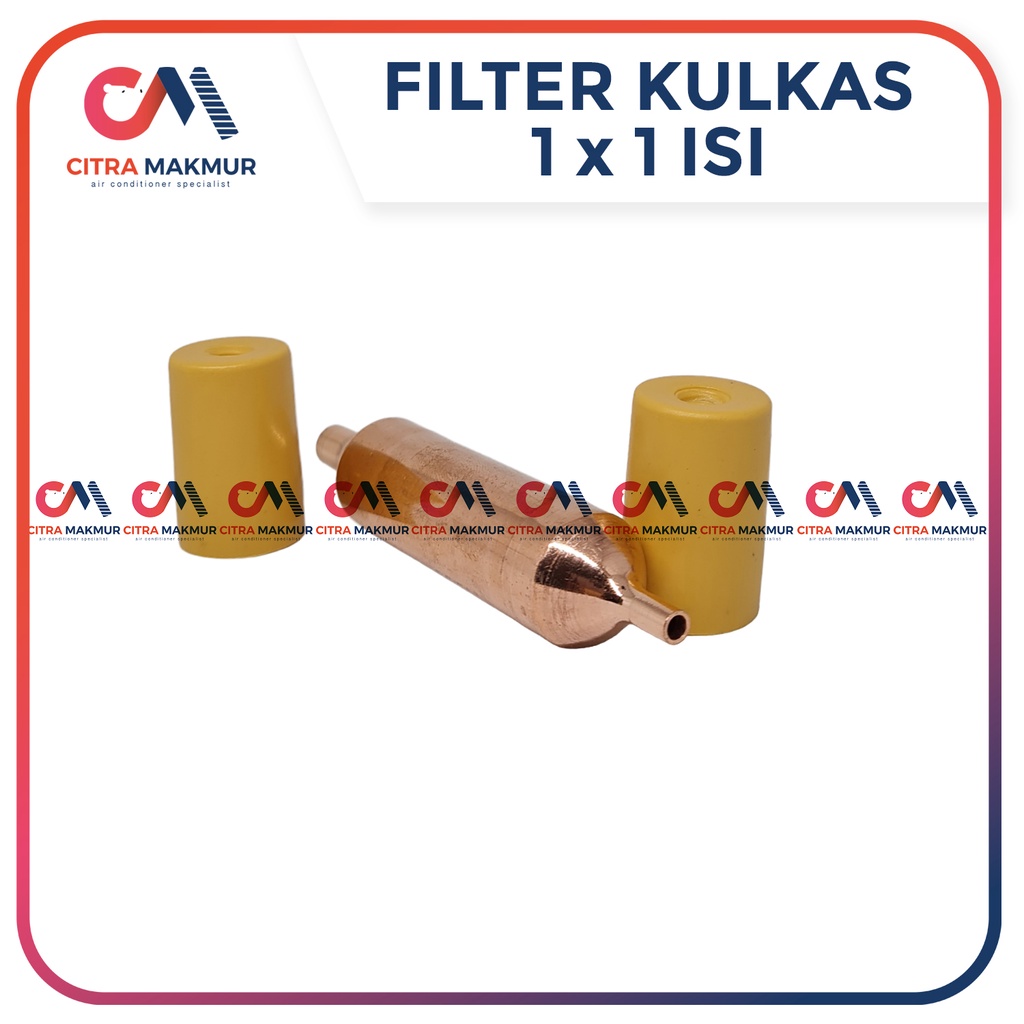 Jual Filter Isi 1 1 lubang Kulkas AC pipa tembaga 1/4 inci 1 pk ...