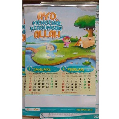 Jual Kalender Anak 2023 - Original | Shopee Indonesia