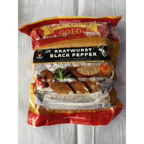 Jual Tasty max gold sosis sapi lada hitam 500g jumbo isi 6s | Shopee ...