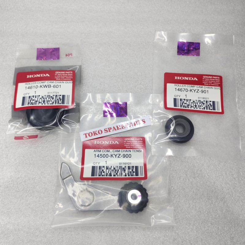 Jual 3PCS ARM COMP CAM CHAIN TENSIONER Plat roll keteng Supra X 125 ...