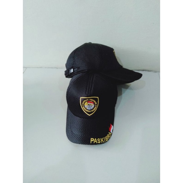Jual Topi Pramuka Paskibra Doubelmess Jaring Topi Tekolah Masker ...