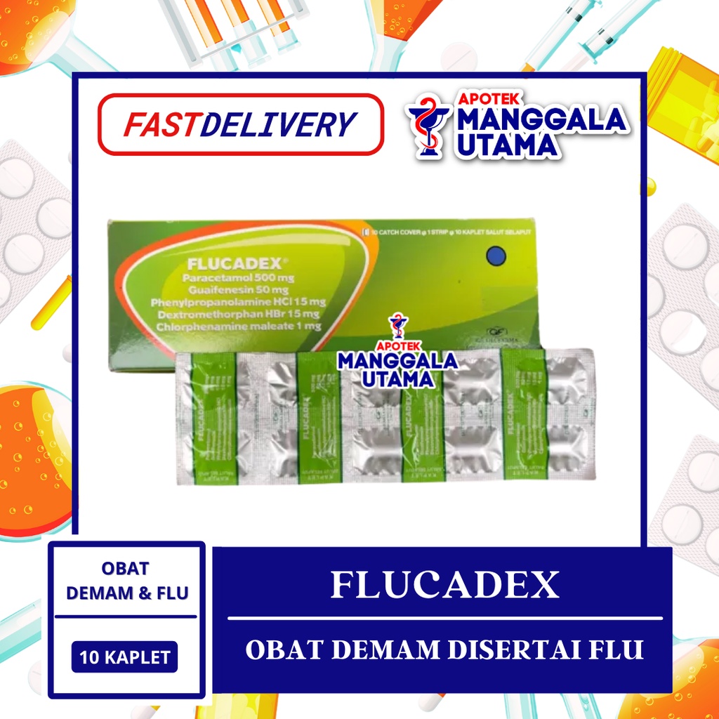 Jual FLUCADEX PER STRIP ISI 10 TABLET | Shopee Indonesia