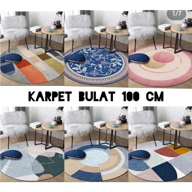 Jual Karpet Bulat 100cm | Shopee Indonesia