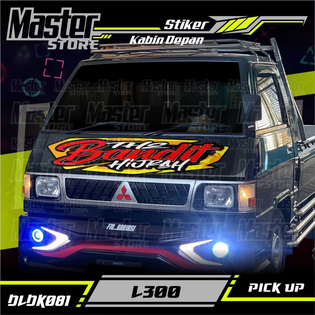Jual Stiker Decal Kabin Depan THE BANDIT HIJRAH All Pick Up Pick Up ...