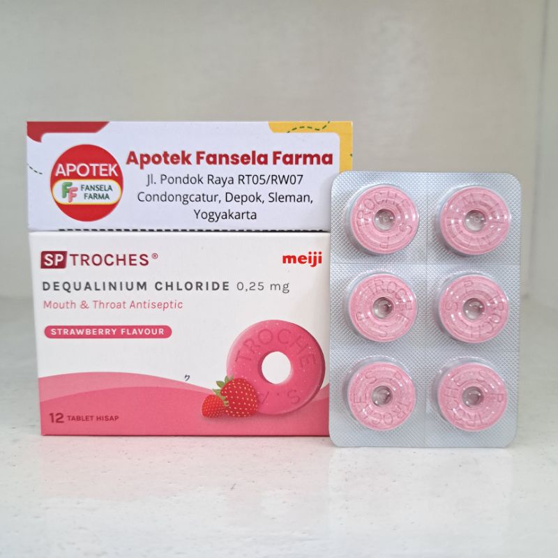 Jual SP Troches Tablet hisap Sakit Tenggorokan Radang tenggorokan ...