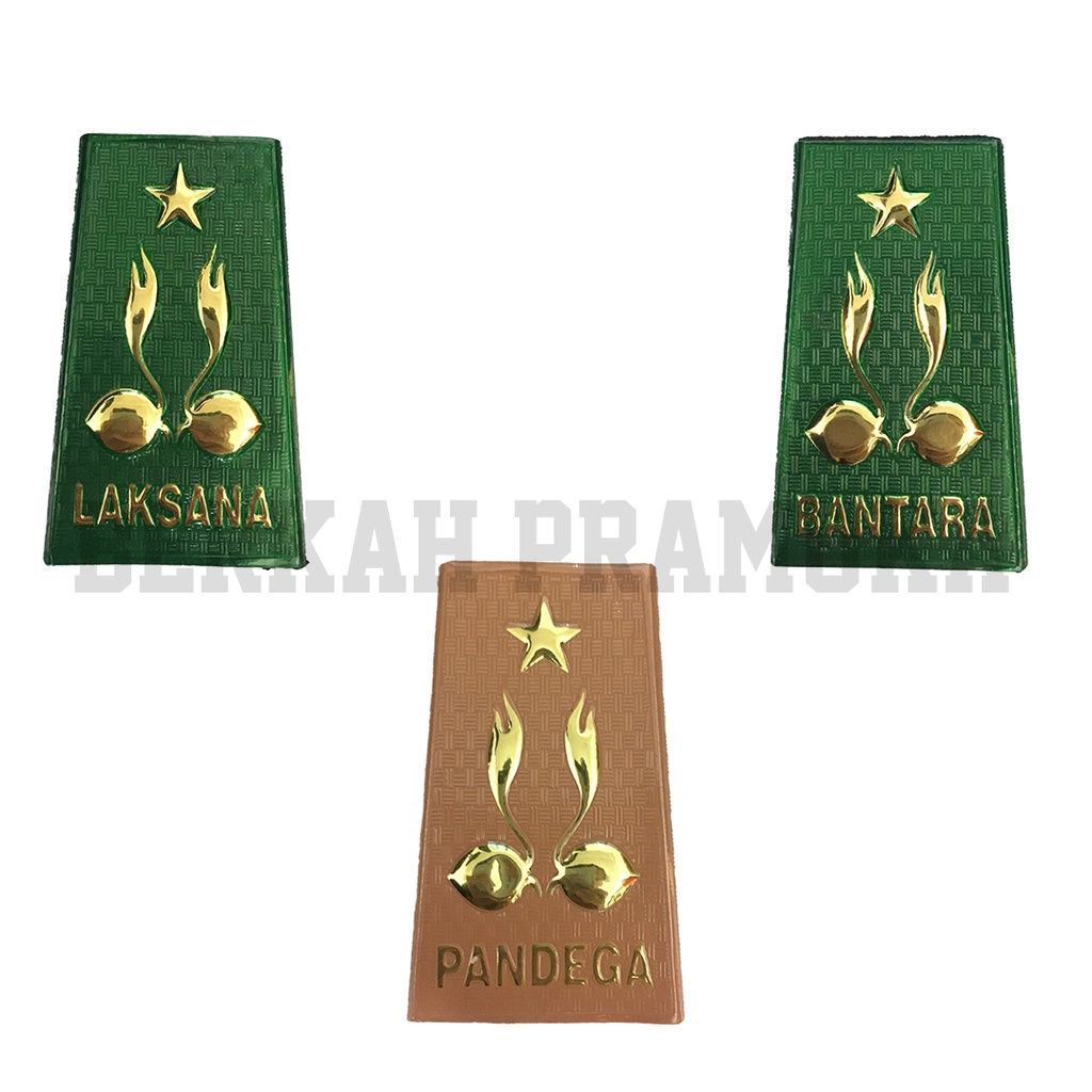 Jual Tku Bantara KARSTEK Evolet Pramuka ( SEPASANG / 2BIJI ) Pangkat Laksana Tahan air anti air ...