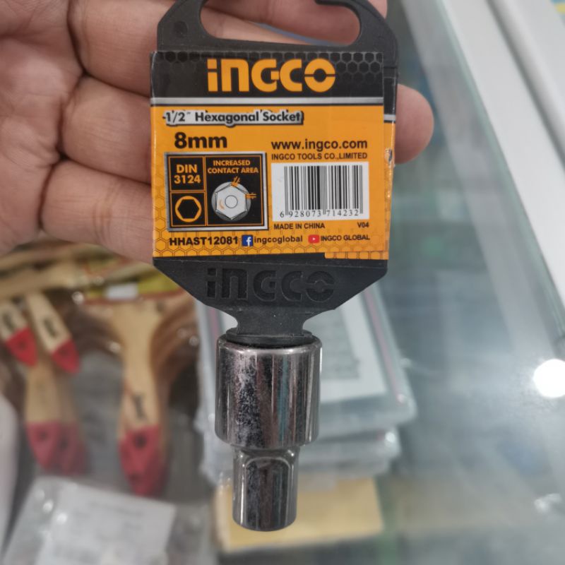 Jual MATA KUNCI SOK 8 MM INGCO MATA SOCK SHOCK MATA SOCKET 8MM | Shopee Indonesia