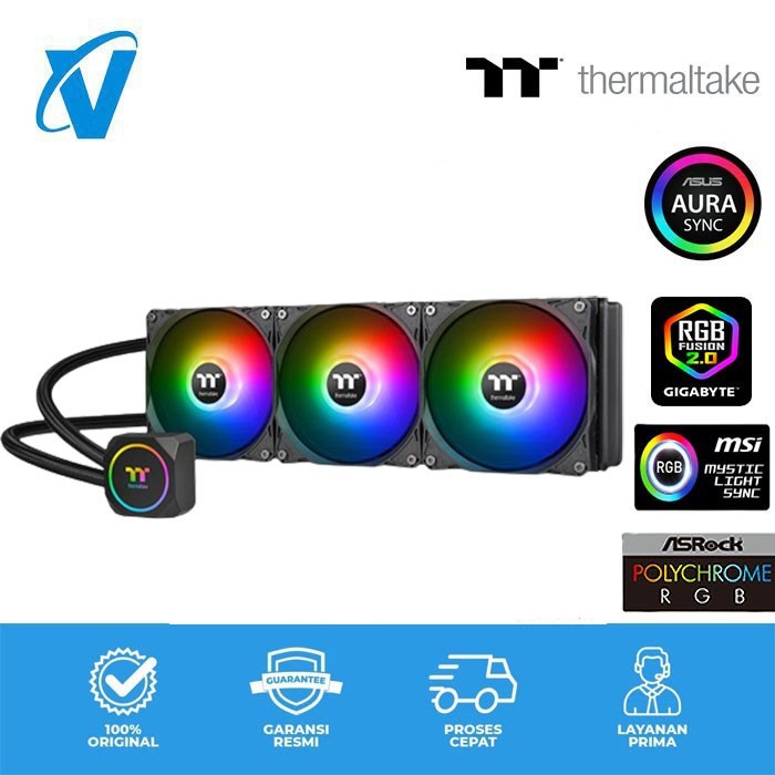 Jual Watercooling Thermaltake TH 360 ARGB Sync AIO Liquid Cool- 360mm ...