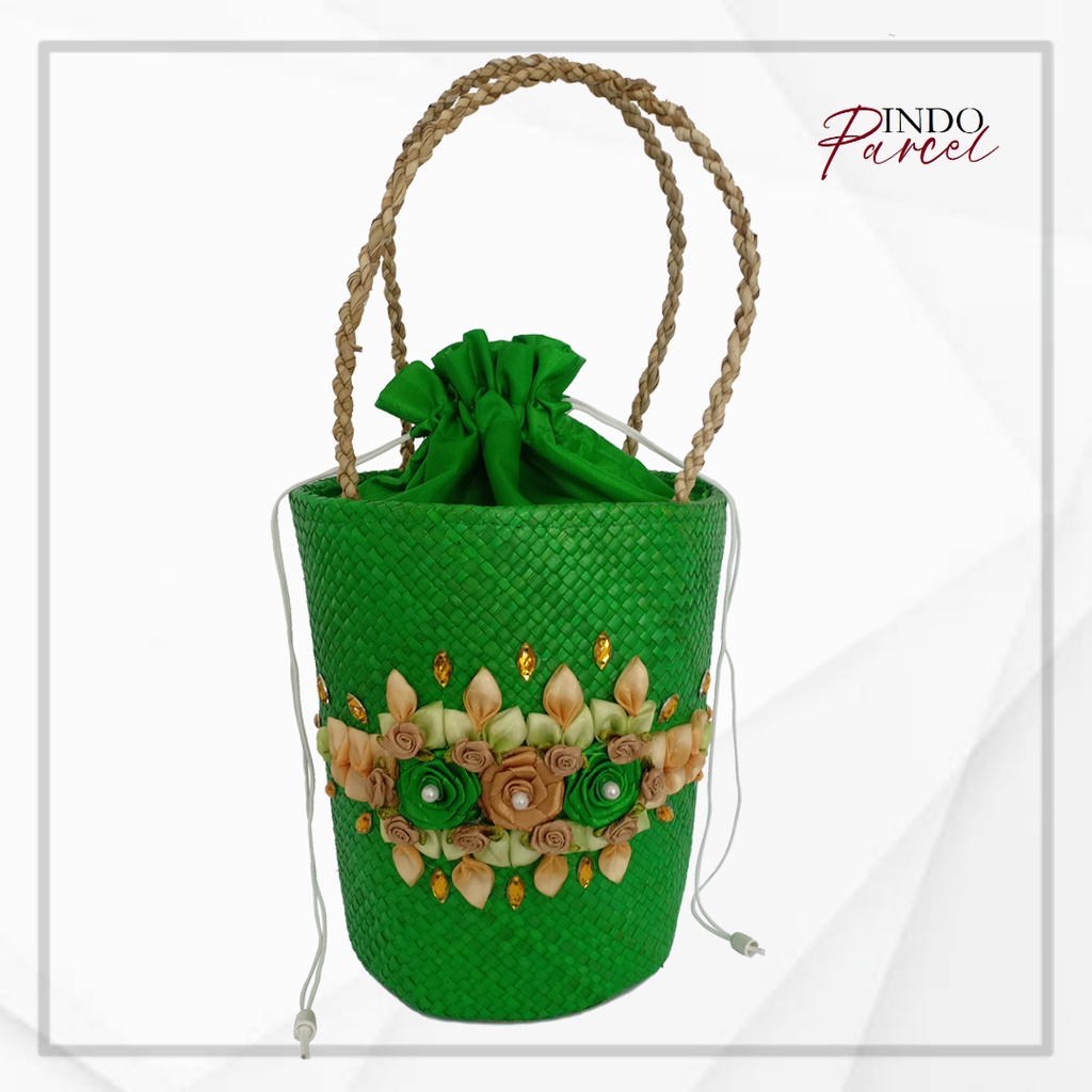 Jual INDOPARCEL - Tas Parsel Anyaman Bunga Pita parcel keranjang toples ...