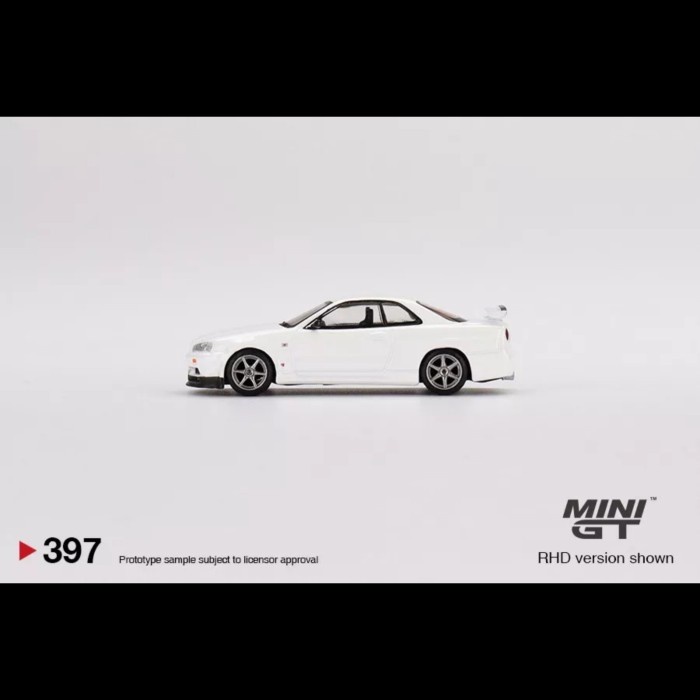 Jual Minigt Mini Gt 397 Nissan Skyline Gt-R R34 V-Spec N1 White ...