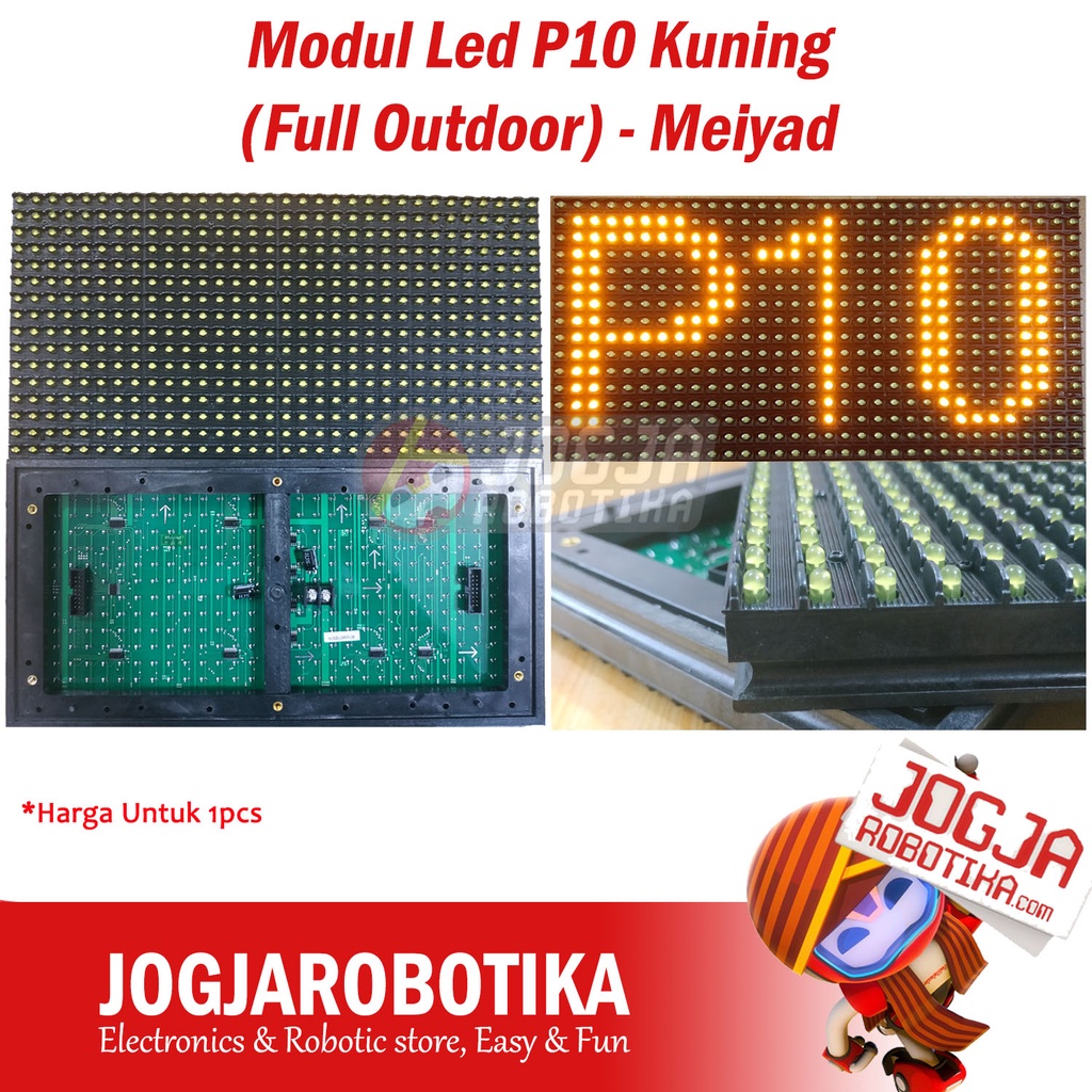 Jual Modul Led P10 Kuning Full Outdoor Meiyad | Shopee Indonesia