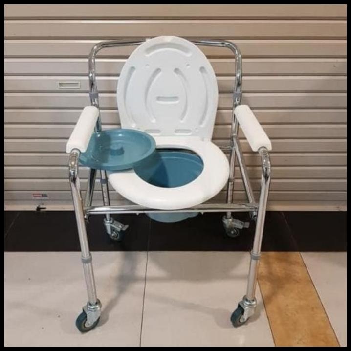 Jual Kursi Roda Bab Commode Chair Dengan Roda Sella/Gea/Kursi Bab ...