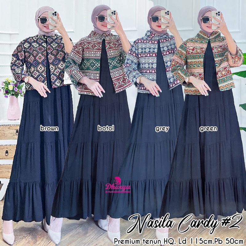 Jual nasila cardy tenun motif batik (no inner/dress) | Shopee Indonesia