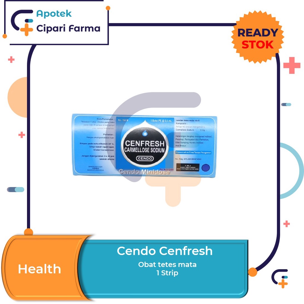 Jual Cendo Cenfresh Obat Tetes Mata Steril | Iritasi Ringan | Mata ...