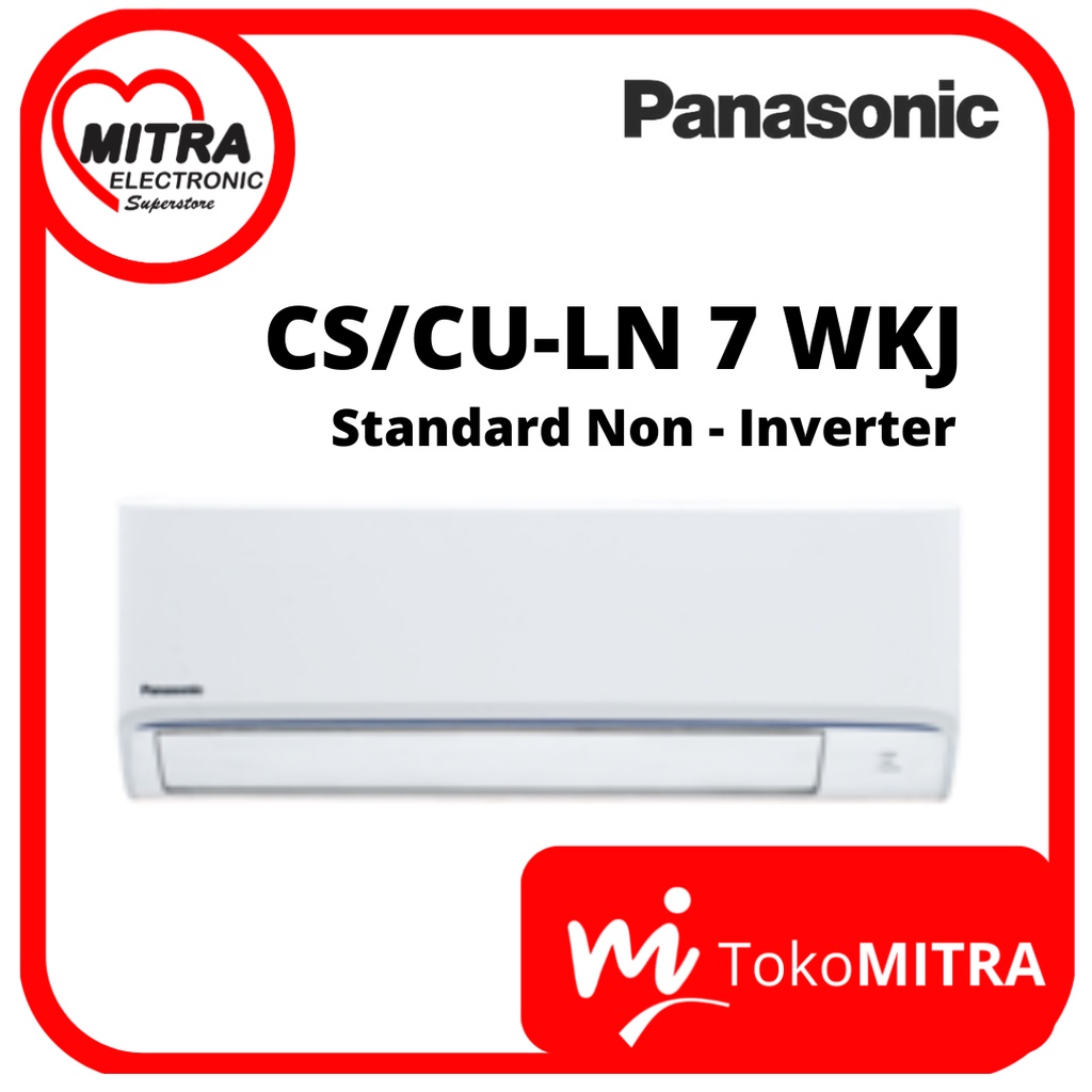 Jual AC SPLIT 3/4 PK PANASONIC CS-CU LN 7 WKJ (In/Out) | Shopee Indonesia