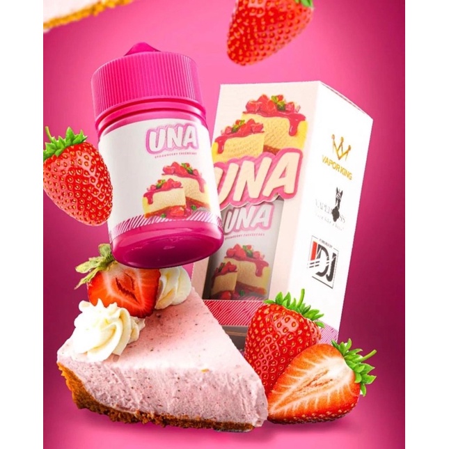 Jual LIQUID UNA STRAWBERRY CHEESECAKE 60ML 3&6MG | Shopee Indonesia