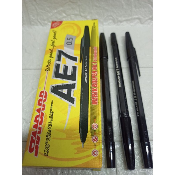 Jual Pena Standard Ae7 0.5 Hitam ( PCS ) | Shopee Indonesia