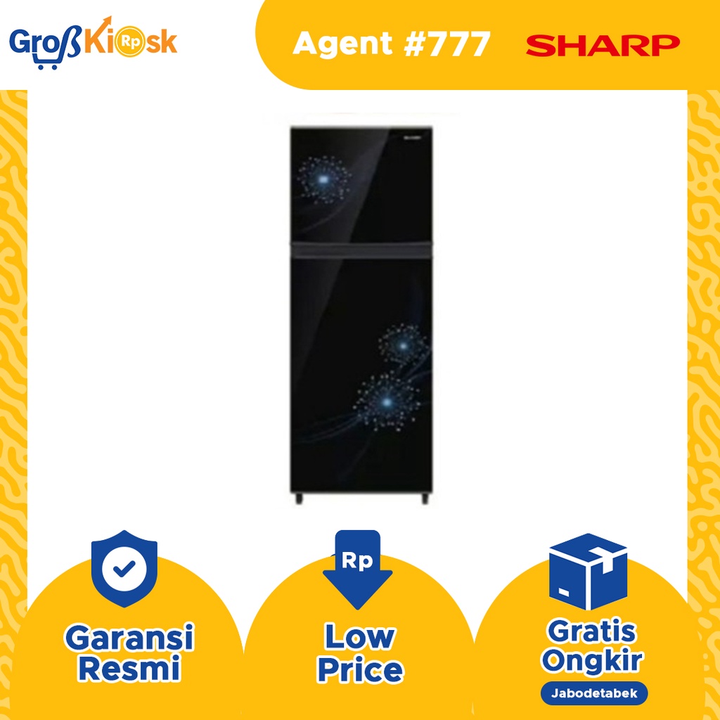 Jual Sharp Kulkas 2 Pintu SJ-237MG DB/DP / SJ 237MG DB/DP | Shopee ...
