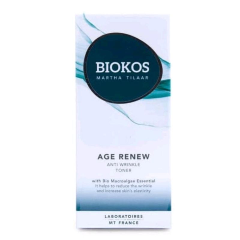 Jual BIOKOS AGE RENEW ANTI WRINKLE TONER 150 ML | Shopee Indonesia