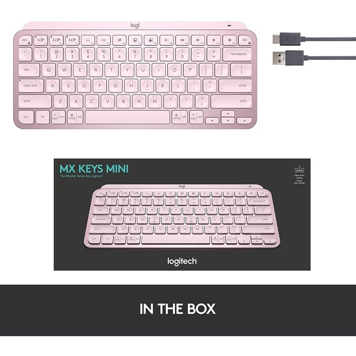 Jual LOGITECH MX KEYS MINI WIRELESS ILLUMINATED KEYBOARD | Shopee Indonesia
