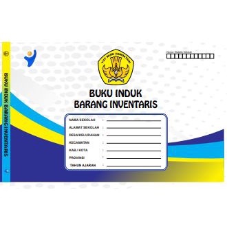 Jual BUKU INDUK BARANG INVENTARIS SD, SMP, SMA, SMK VERSI WARNA PLUS ...