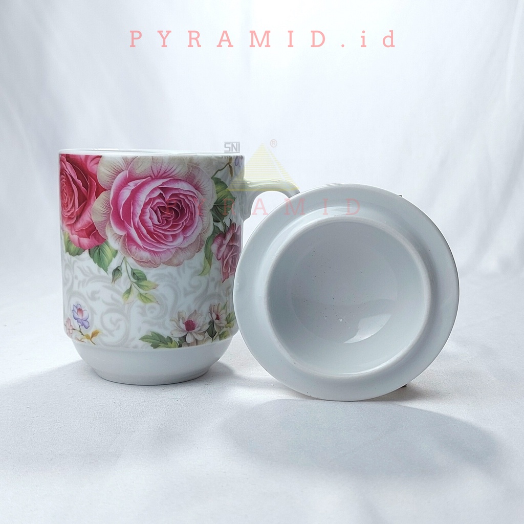 Jual PYRAMID | MUG TUTUP PYRAMID SERIES | 400 ML | Gelas porselen ...