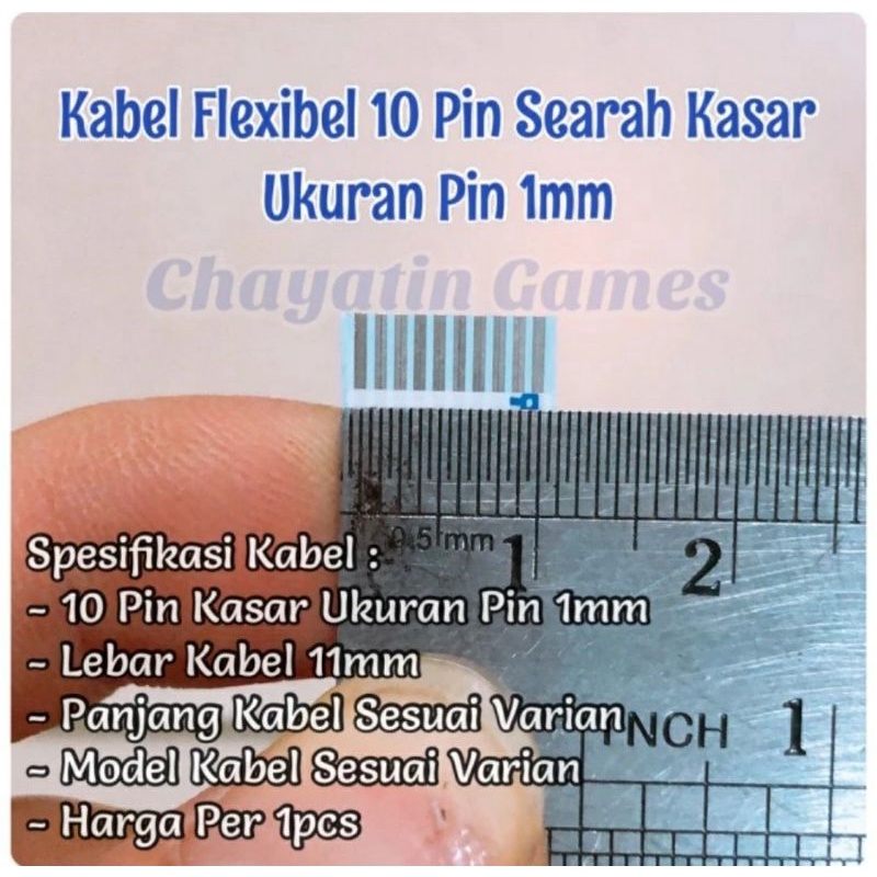 Jual Kabel Flexibel 10 Pin Kasar Searah Panjang sesuai Varian - Ukuran ...