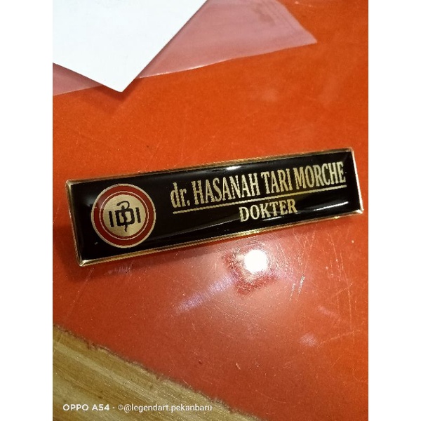 Jual Name Tag Dokter - Papan Nama Dokter - Logo IDI | Shopee Indonesia
