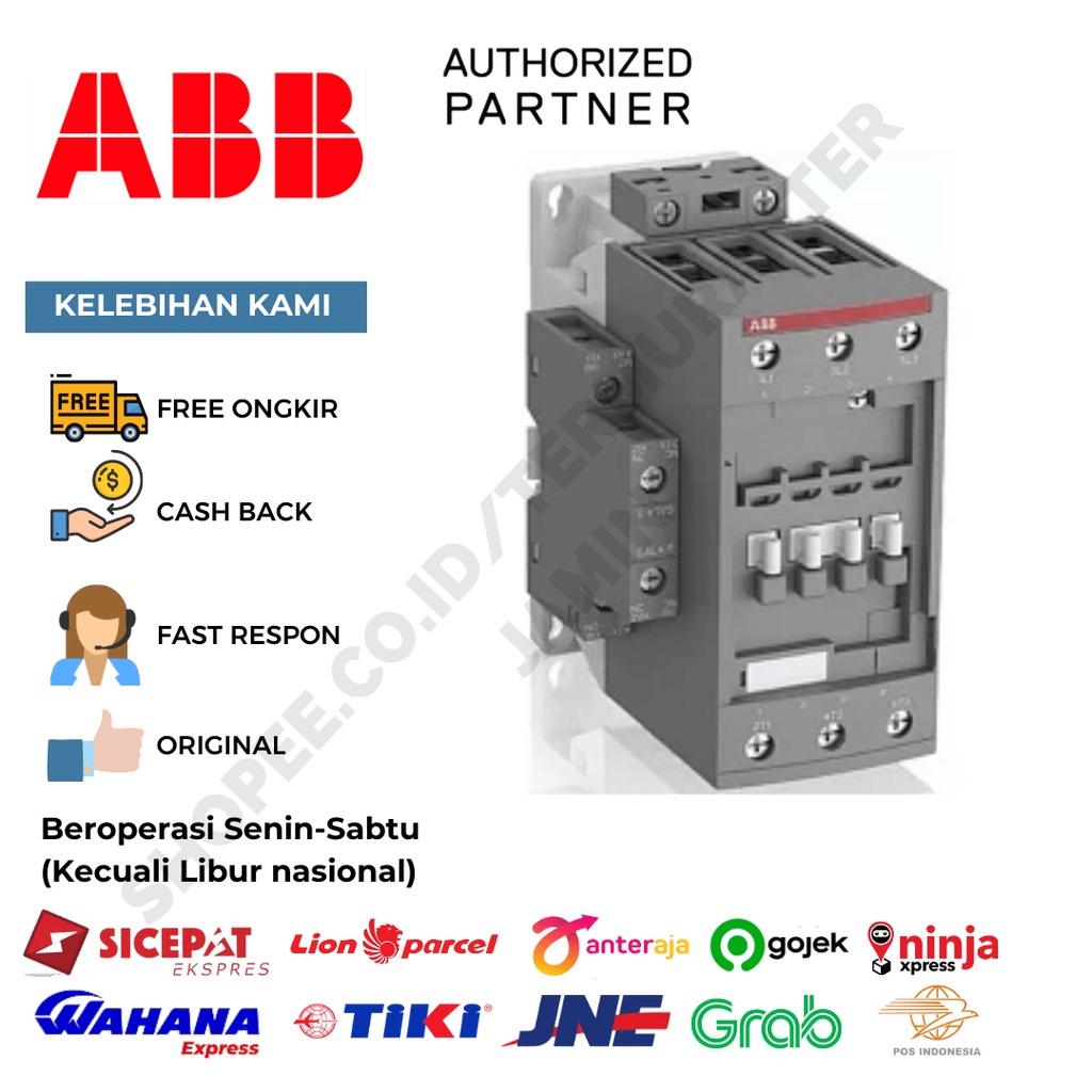 Jual ABB 1SBL347001R1211 AF40-30-11-12 48-130V50/60HZ-DC Contactor | Shopee Indonesia